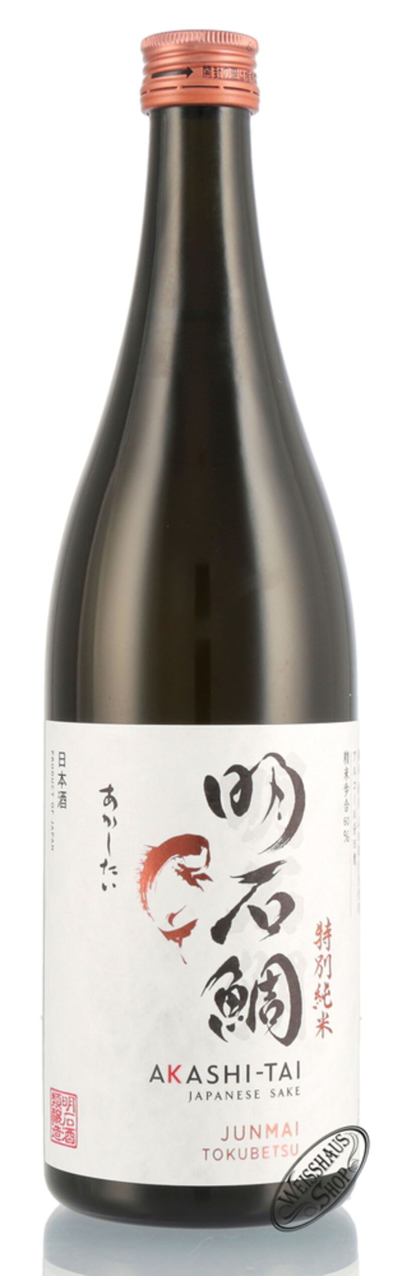 Junmai Tokubetsu Sake 15% vol. 0,72l | Weisshaus Shop