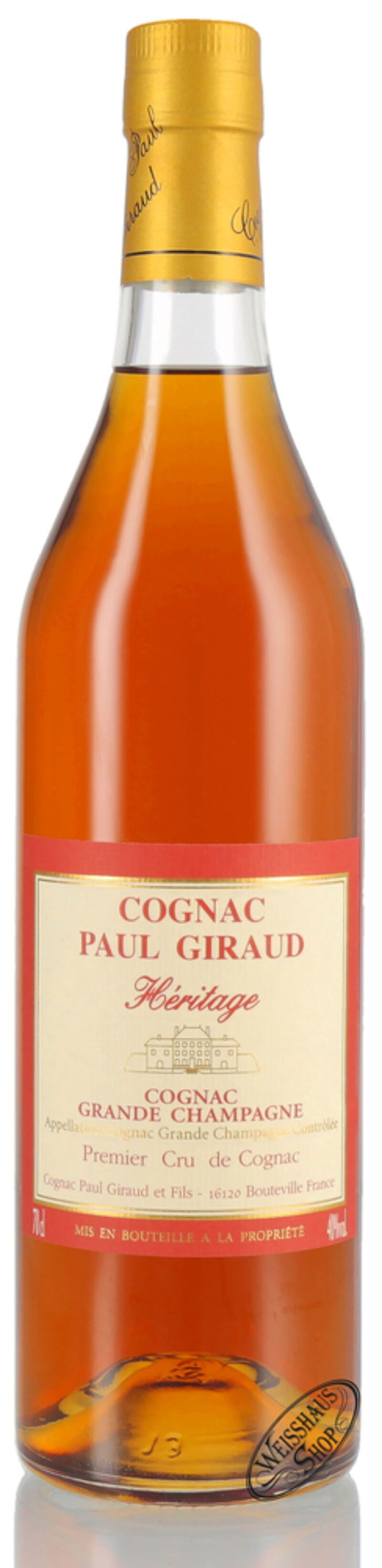 Paul Giraud Cognac Heritage 40% vol. 0,70l | Weisshaus Shop