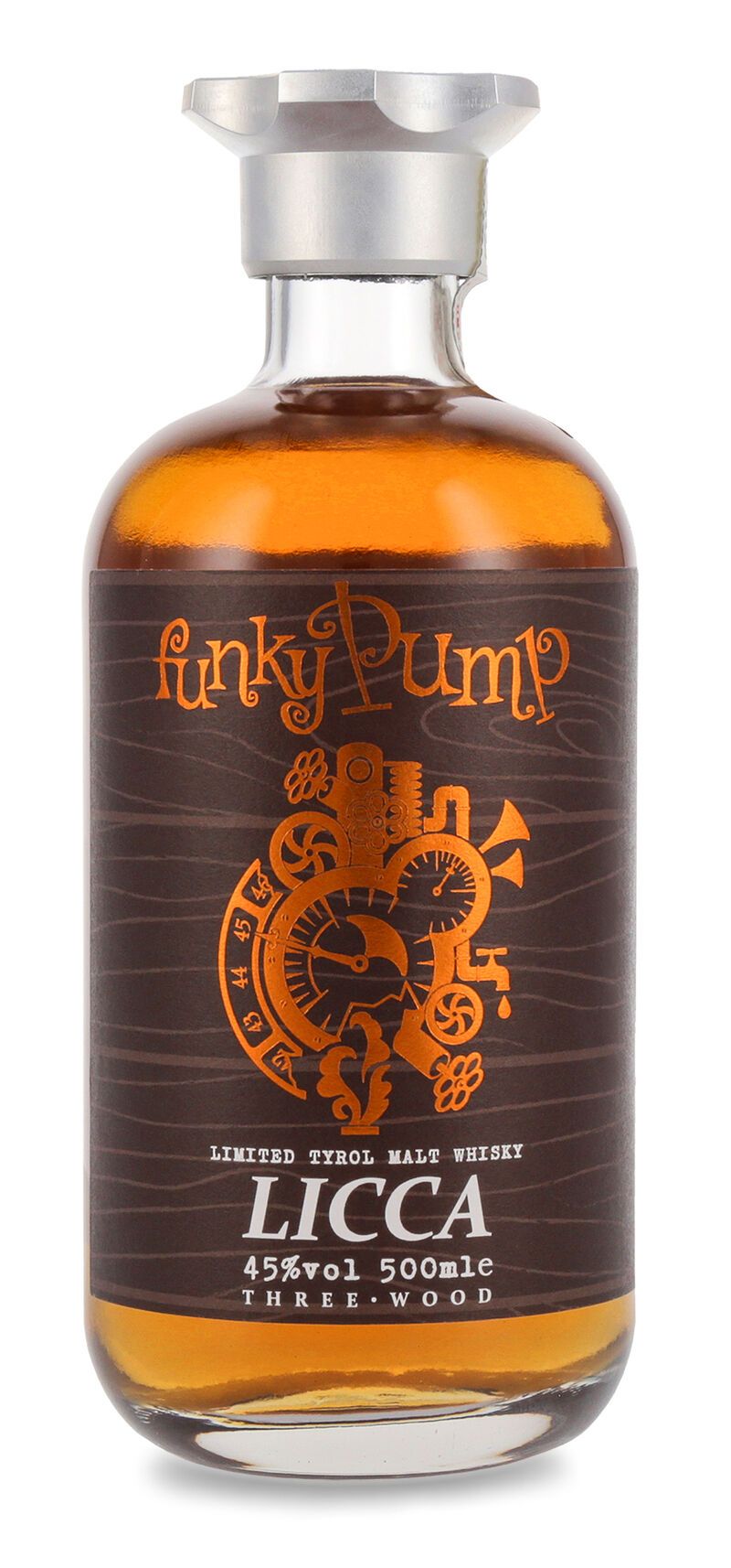 Funky Pump LICCA Three Wood Limited Tyrol Malt Whisky 45% vol. 0,05l ...