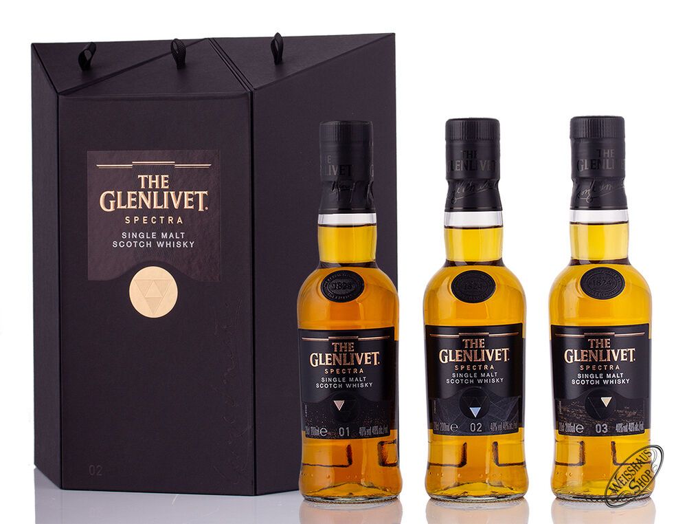 The Glenlivet Spectra 3 x 0,20l Whisky 40% vol. 0,60l | Weisshaus Shop