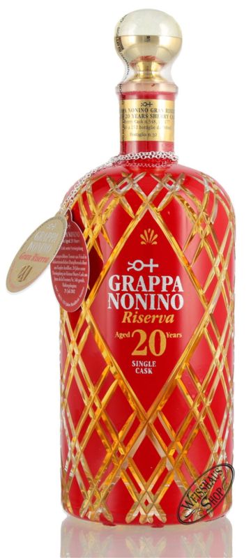 Nonino Grappa Riserva 20 Jahre Barrique 43% vol. 0,70l | Weisshaus Shop