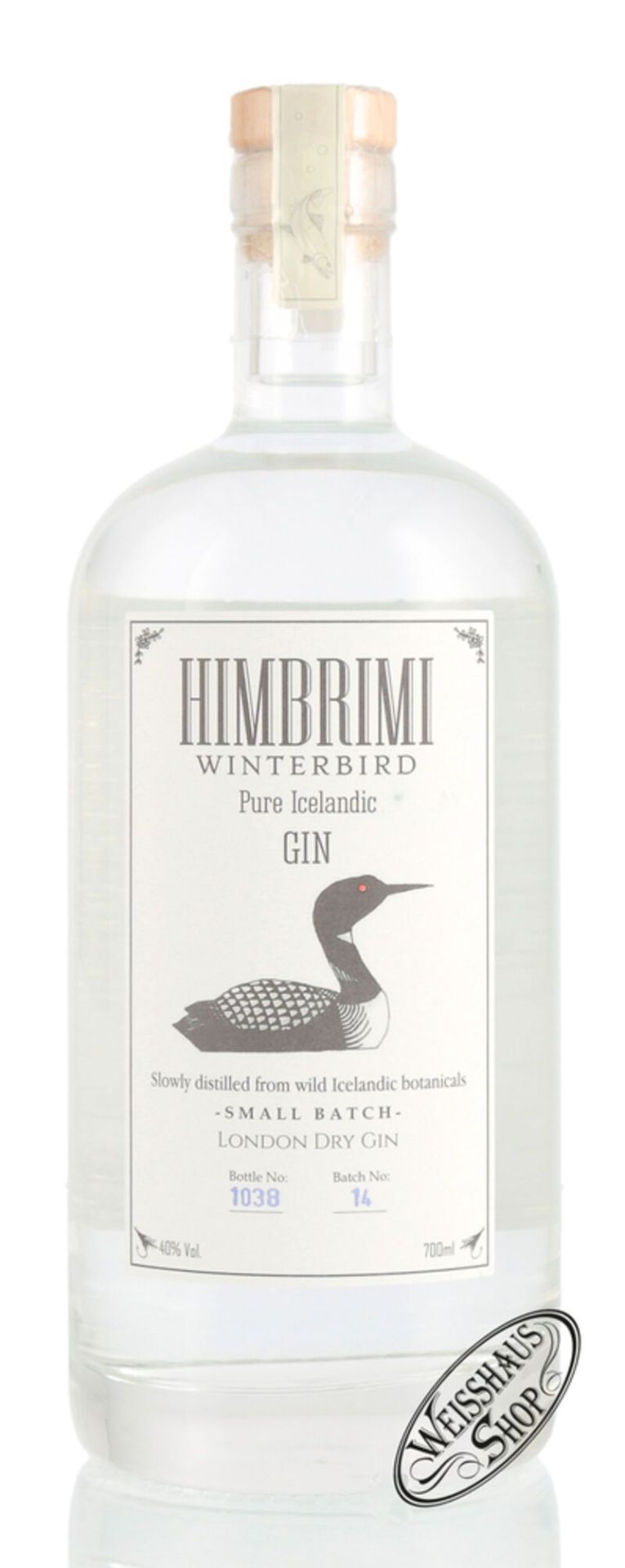 Himbrimi Winterbird Dry Gin 40% vol. 0,70l | Weisshaus Shop