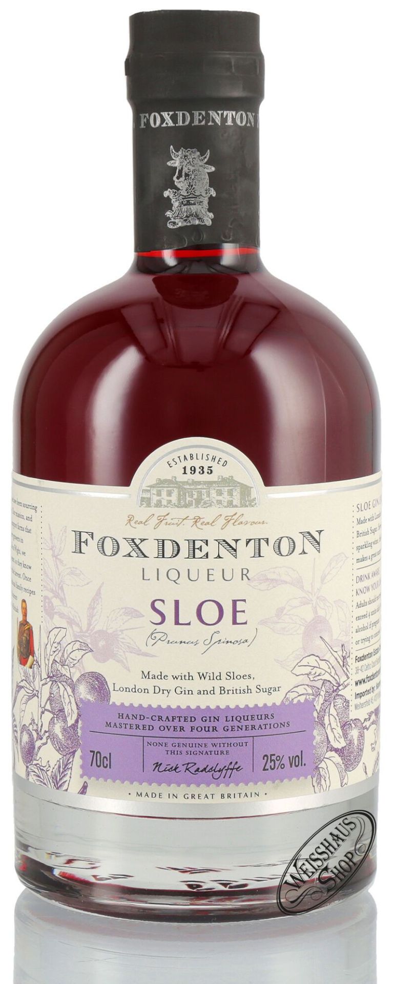 Foxdenton Sloe Gin 25% vol. 0,70l | Weisshaus Shop