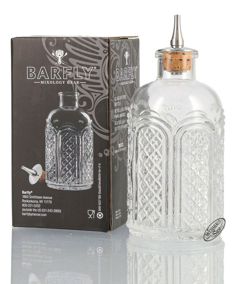 Barfly Bitter Glass Bottle Retro Design 150ml | Weisshaus Shop