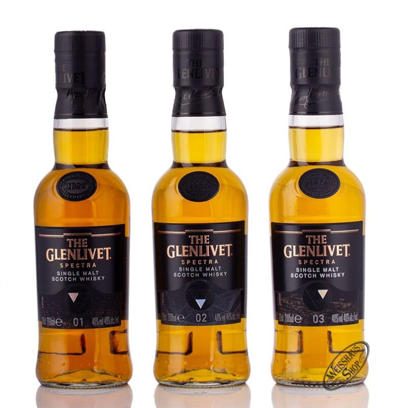 The Glenlivet Spectra 3 x 0,20l Whisky 40% vol. 0,60l | Weisshaus Shop