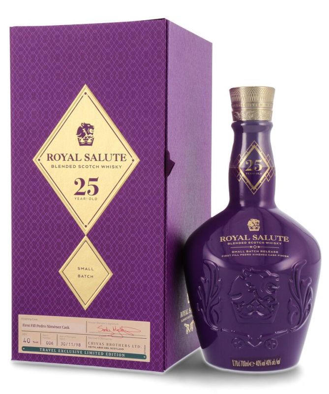 Chivas Regal Royal Salute 25 YO Small Batch 40% vol. 0,70l | Weisshaus Shop