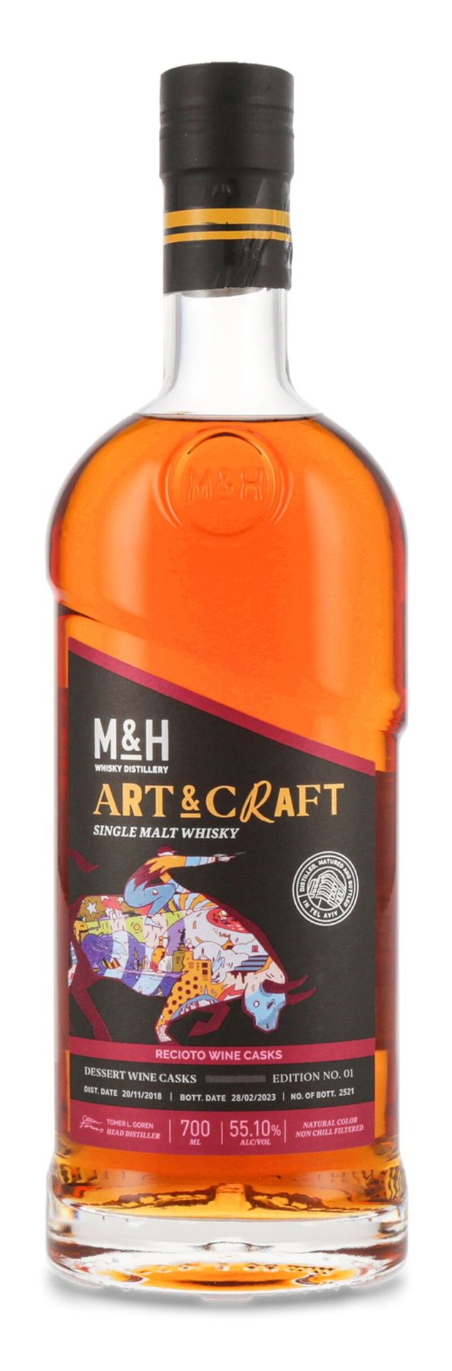 M&H Art & Craft Recioto Cask Whisky 55,1% vol. 0,70l | Weisshaus Shop