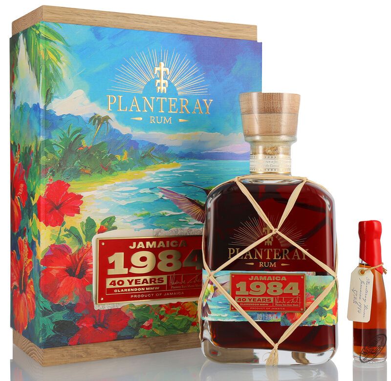 Flor de Cana 30 YO Single Barrel Rum Geschenk-Set 45% vol. 0,70l ...