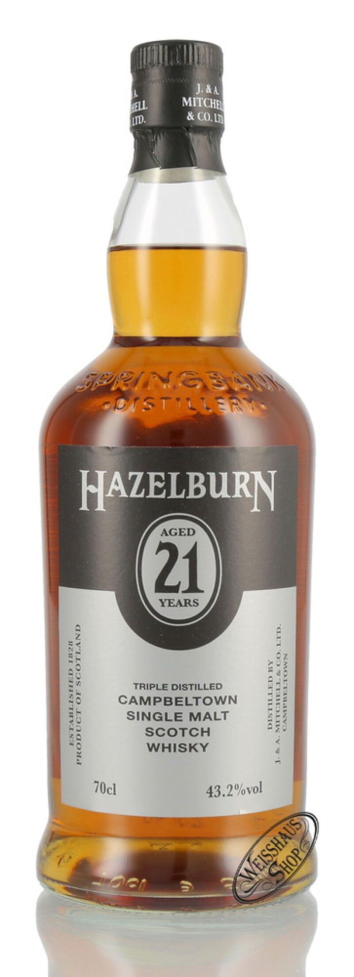 Hazelburn 21 YO Single Malt Whisky 43,2% vol. 0,70l | Weisshaus Shop