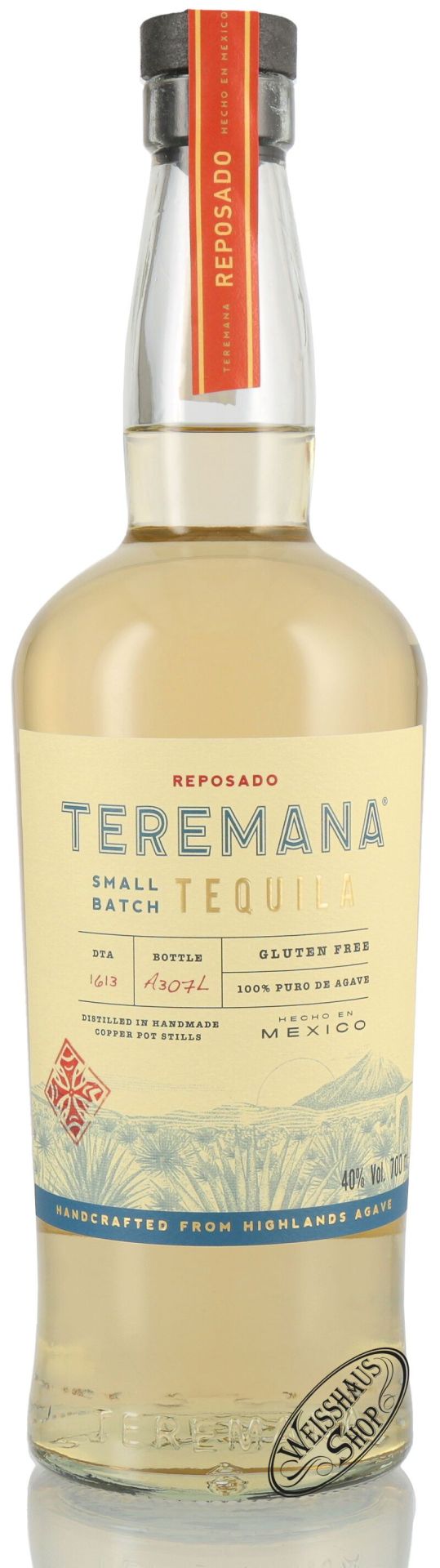 Teremana Tequila Reposado 40% vol. 0,70l | Weisshaus Shop
