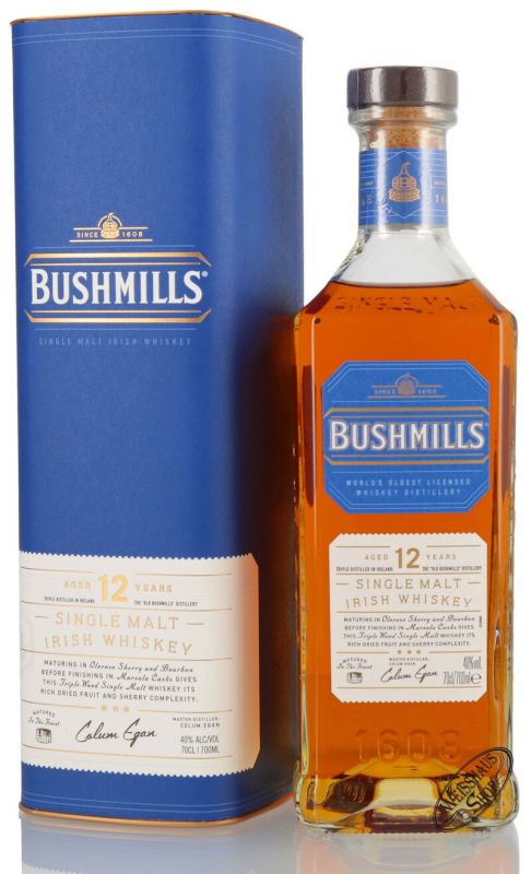 Bushmills 12 YO Irish Whiskey 40% vol. 0,70l | Weisshaus Shop