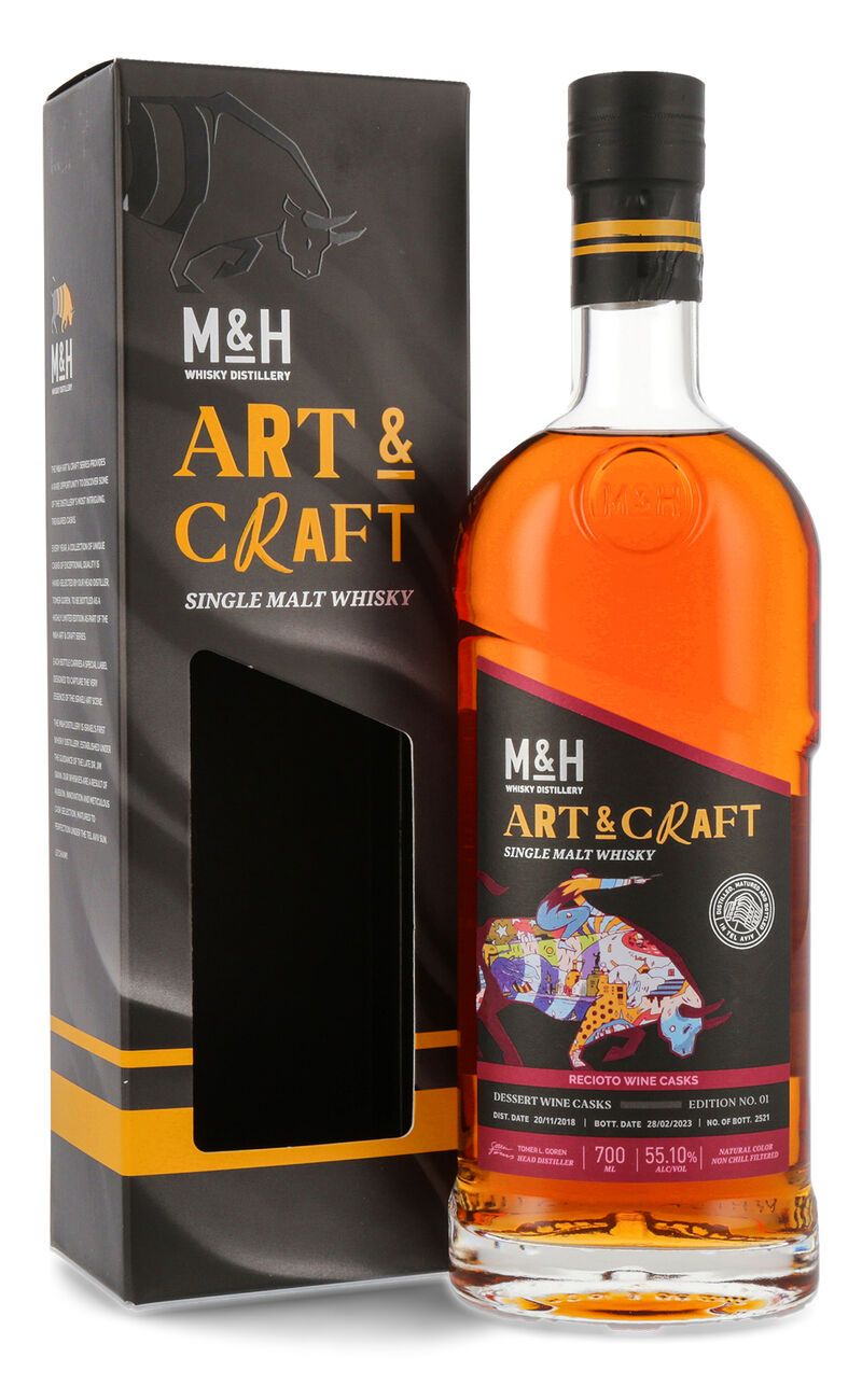 M&H Art & Craft Recioto Cask Whisky 55,1% vol. 0,70l | Weisshaus Shop