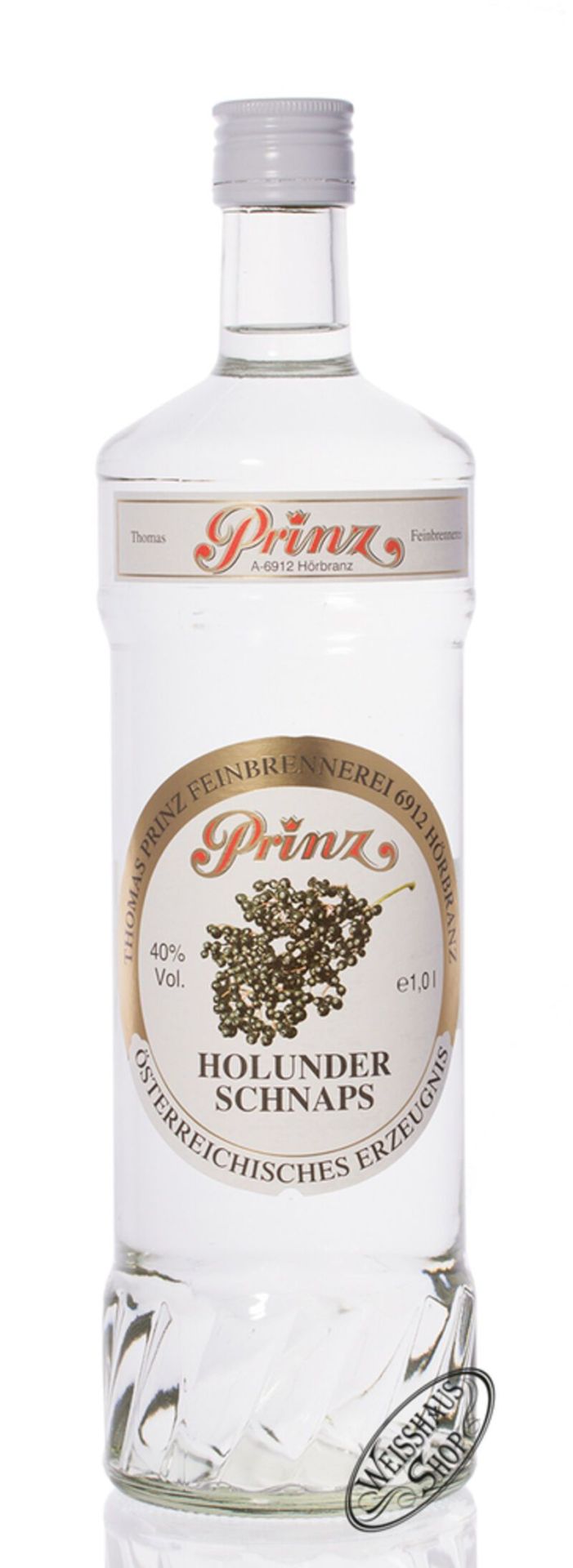 Prinz Holunder Schnaps 40% vol. 1,0l | Weisshaus Shop